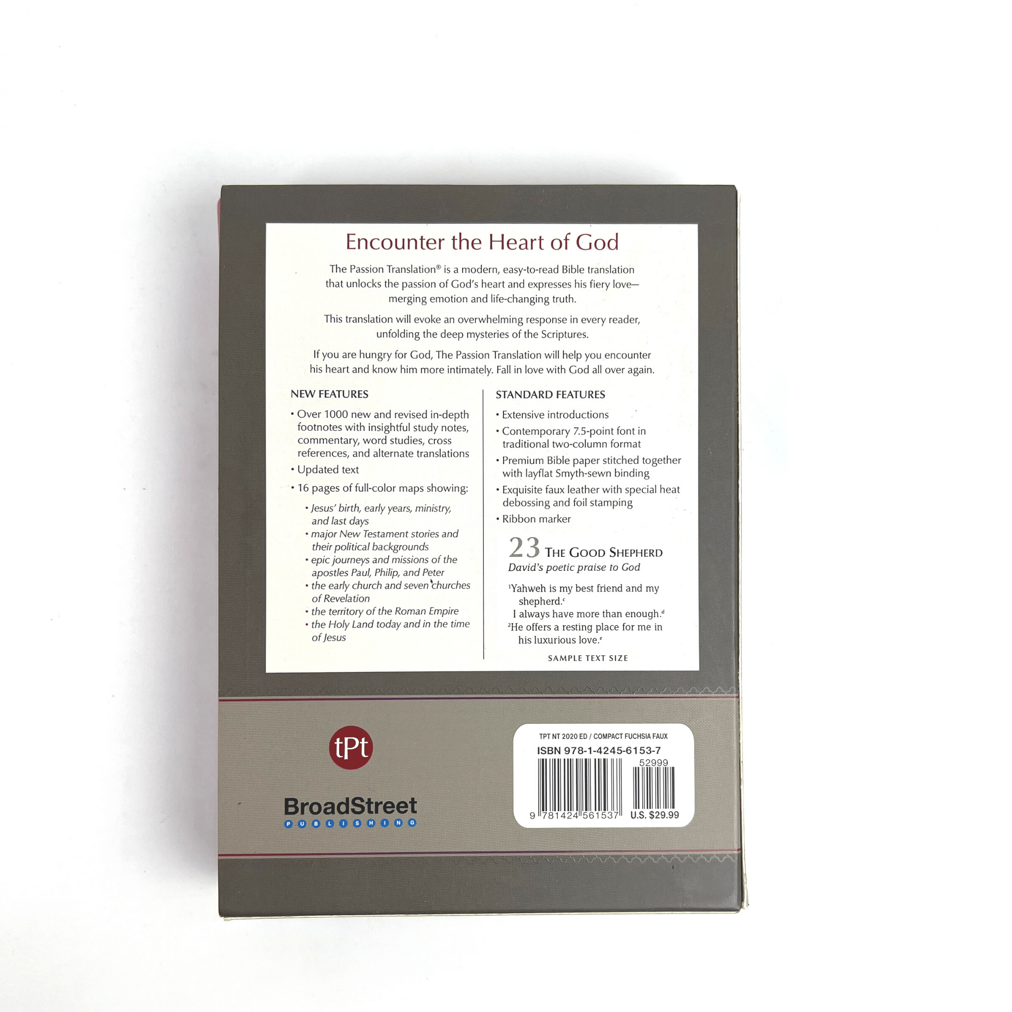 The Passion Translation Bible (2020 Edition) Compact Size – In The Beloved
