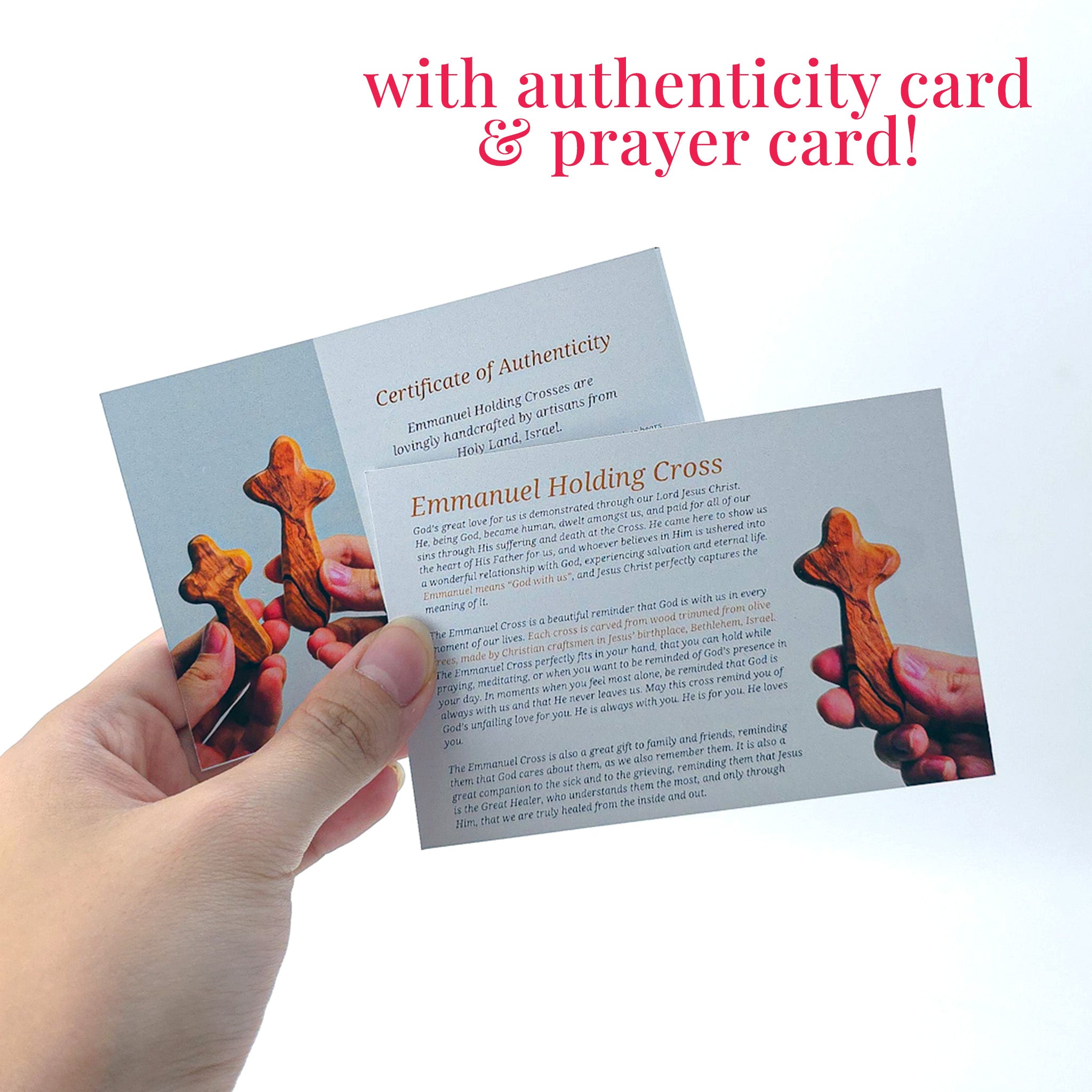 Emmanuel Holding Cross (regular) – In The Beloved