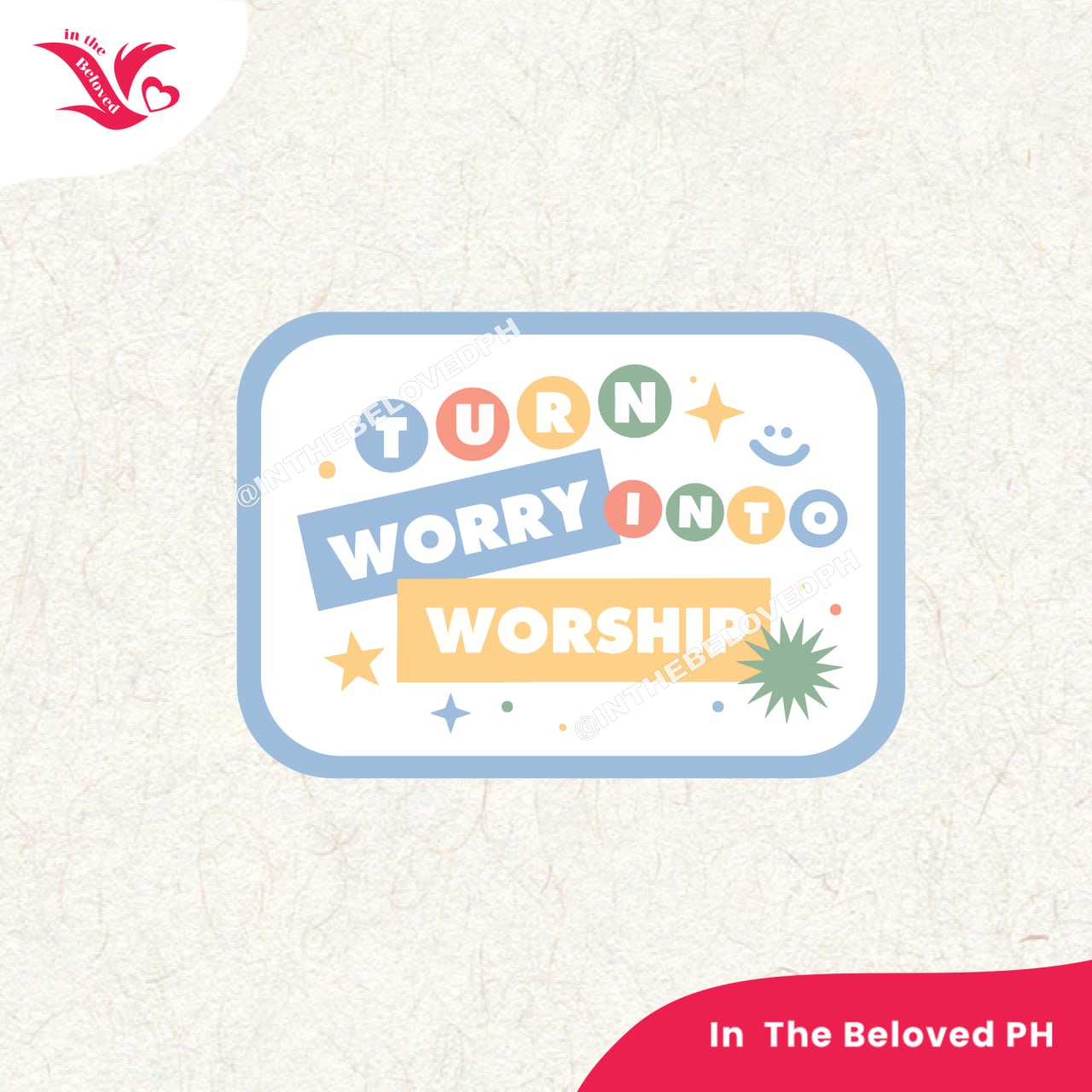 [NEW] Worship Decal Stickers – In The Beloved