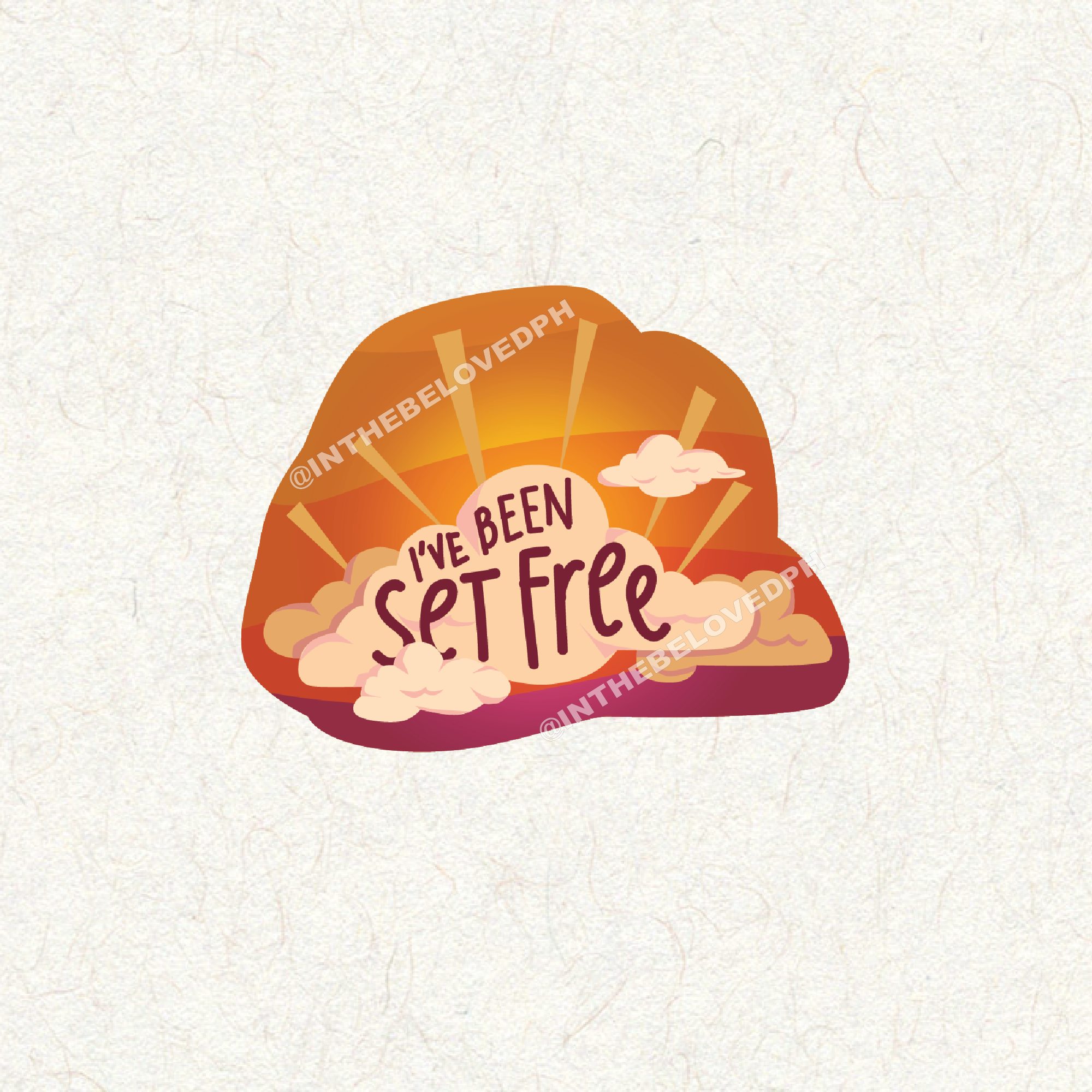 I've Been Set Free Decal Sticker – In The Beloved